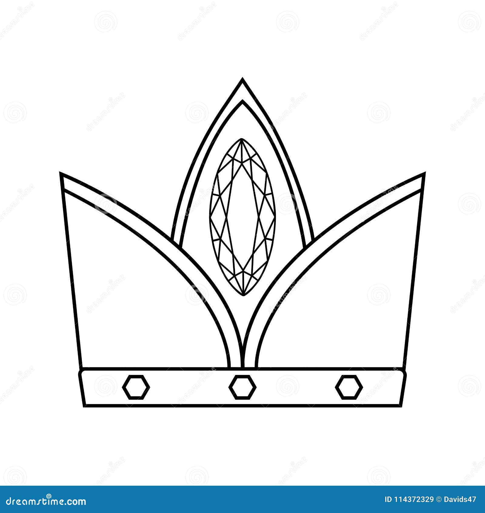 Abstract elegant crown stock vector. Illustration of elegance - 114372329