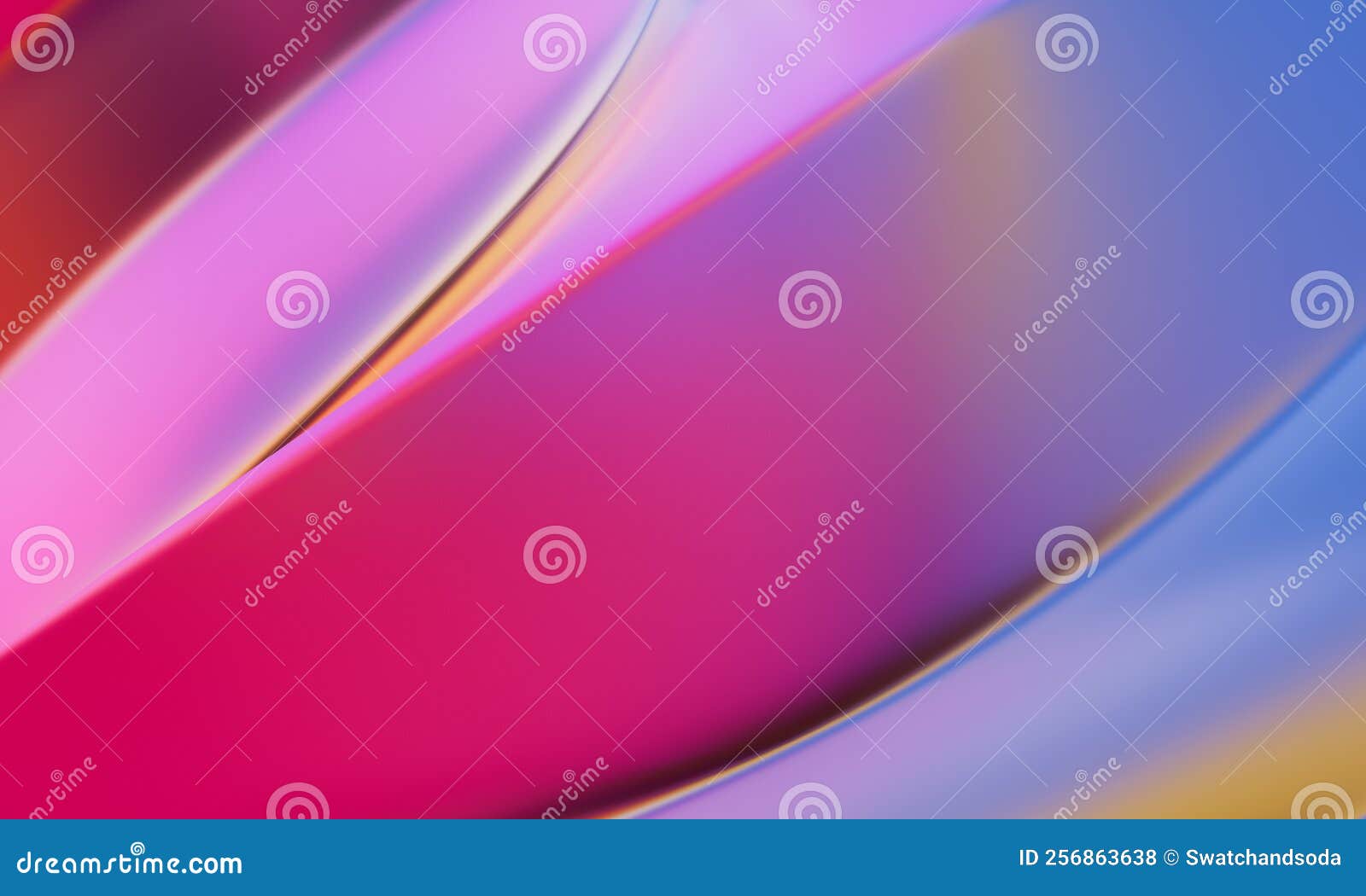 Abstract Elegant 3D Rendered Multi Colored Curved Swooping Background ...