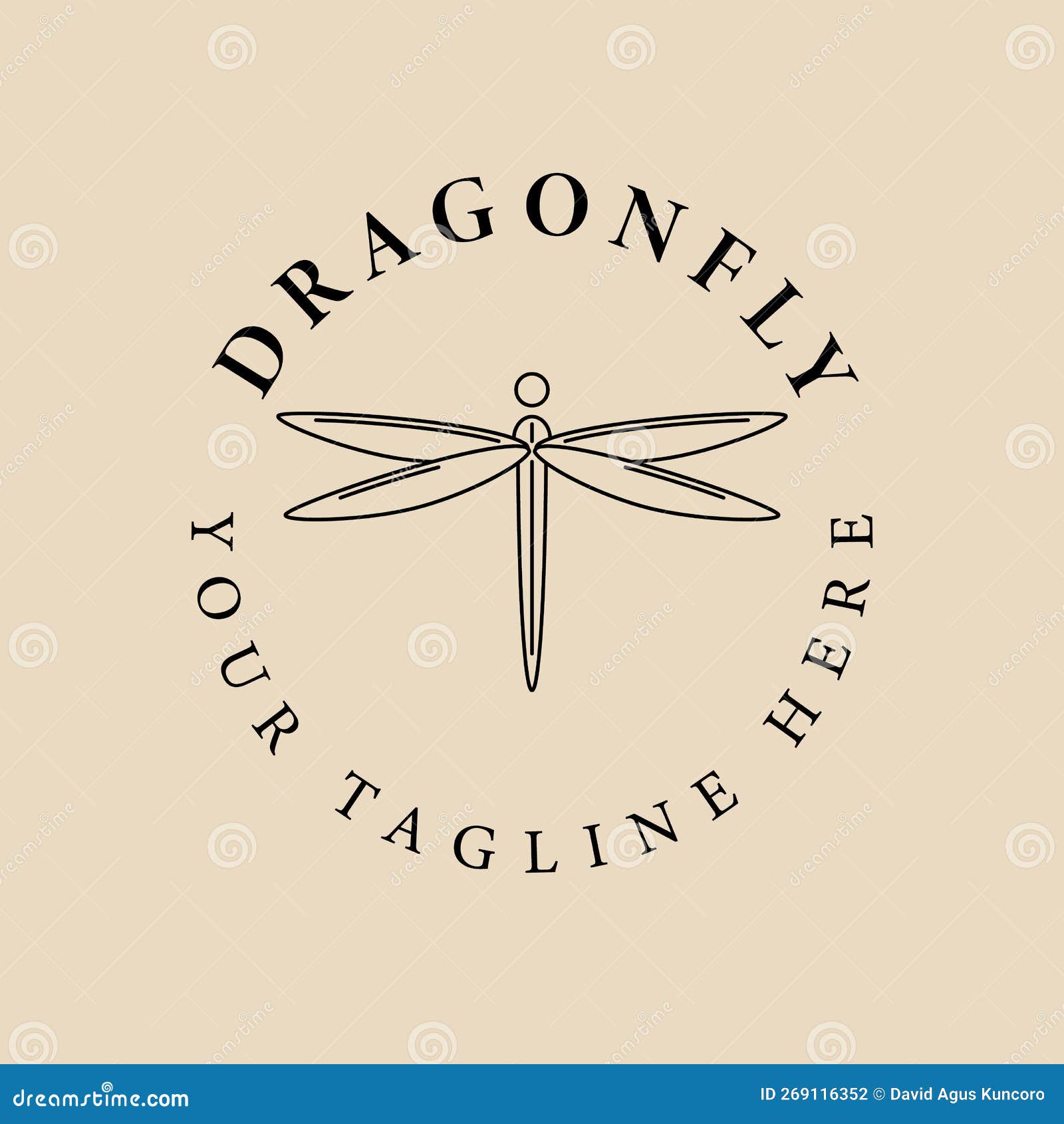 Abstract Elegant Dragonfly Line Logo Icon Design. Beautiful Lined Sign ...