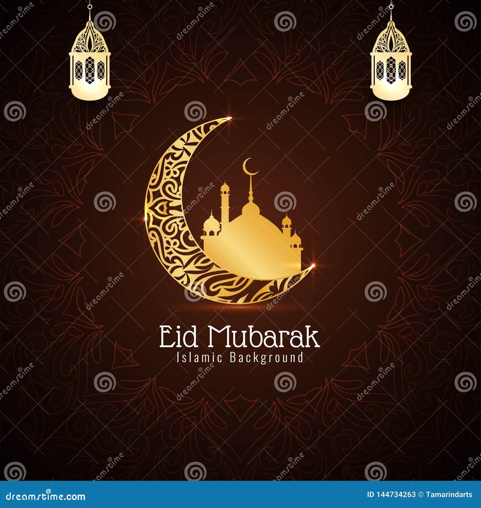 Abstract Elegant Eid Mubarak Decorative Background Stock Vector ... Abstract Elegant Eid Mubarak Decorative Background Stock Vector ...