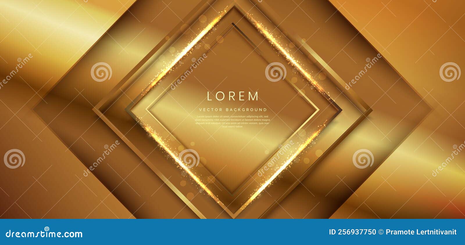 Abstract Elegant Golden Lines Diagonal on Gold Background with Lighting ...