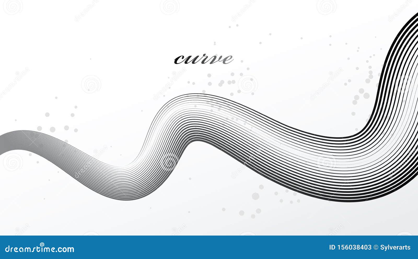 Abstract Elegant Grey Curvy Thin Lines Vector Abstract Background ...