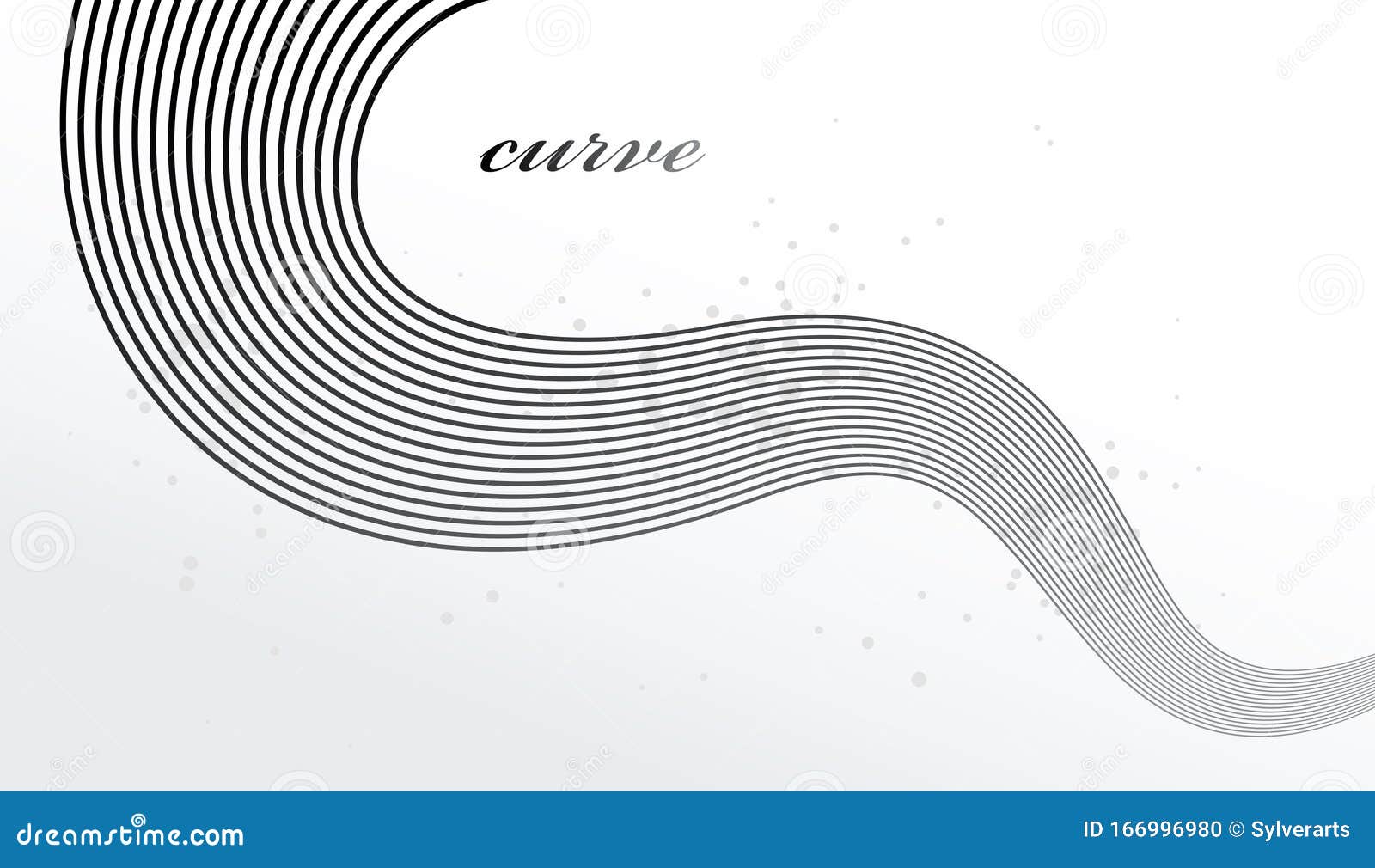 Abstract Elegant Grey Curvy Thin Lines Vector Abstract Background ...