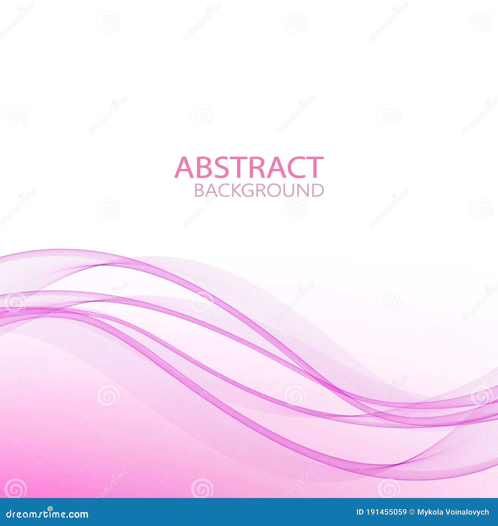 Abstract Elegant Lilac Wave Vector Design Background Stock Vector ...