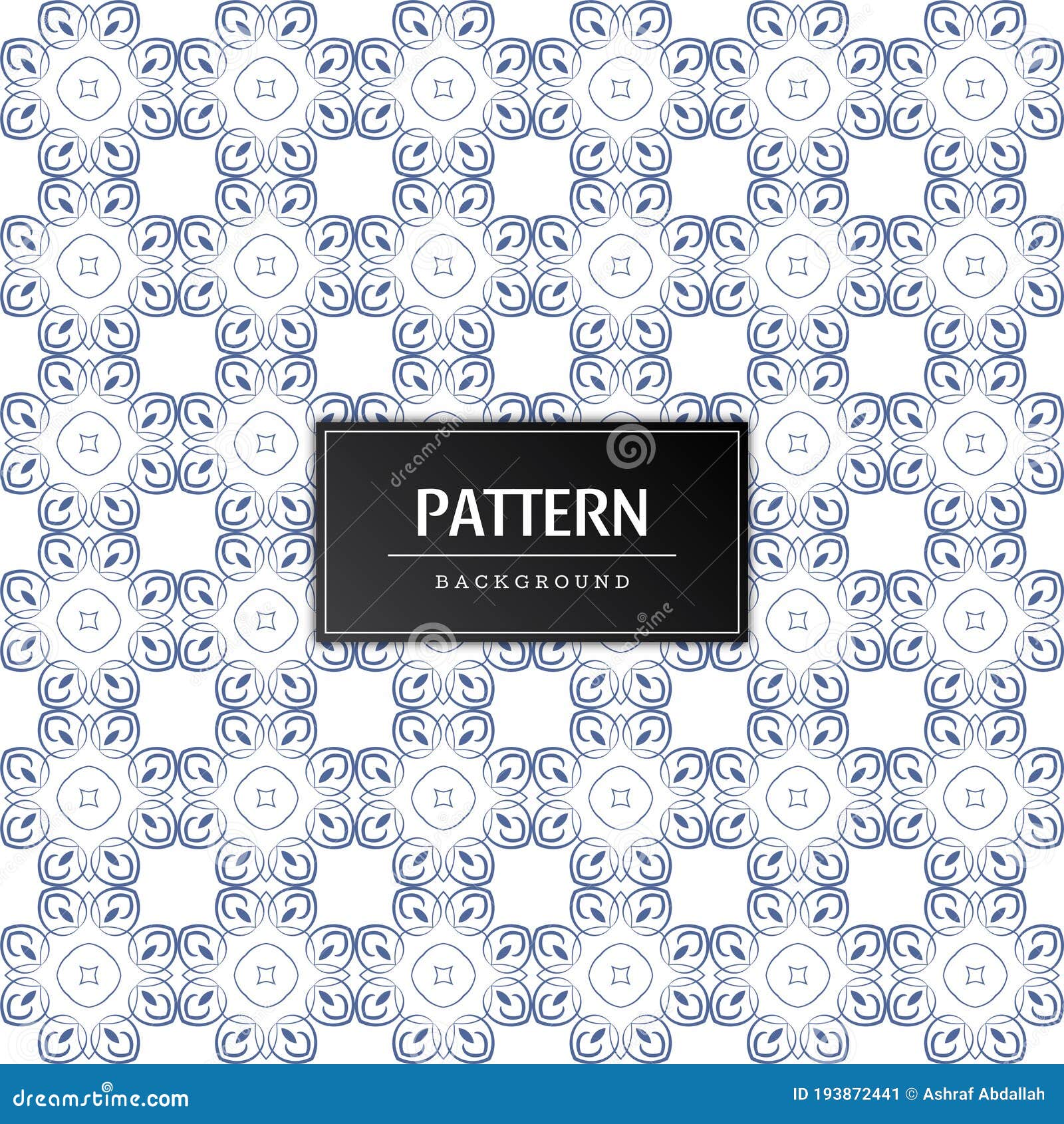 Abstract Elegant Seamless Pattern Background Stock Vector ...