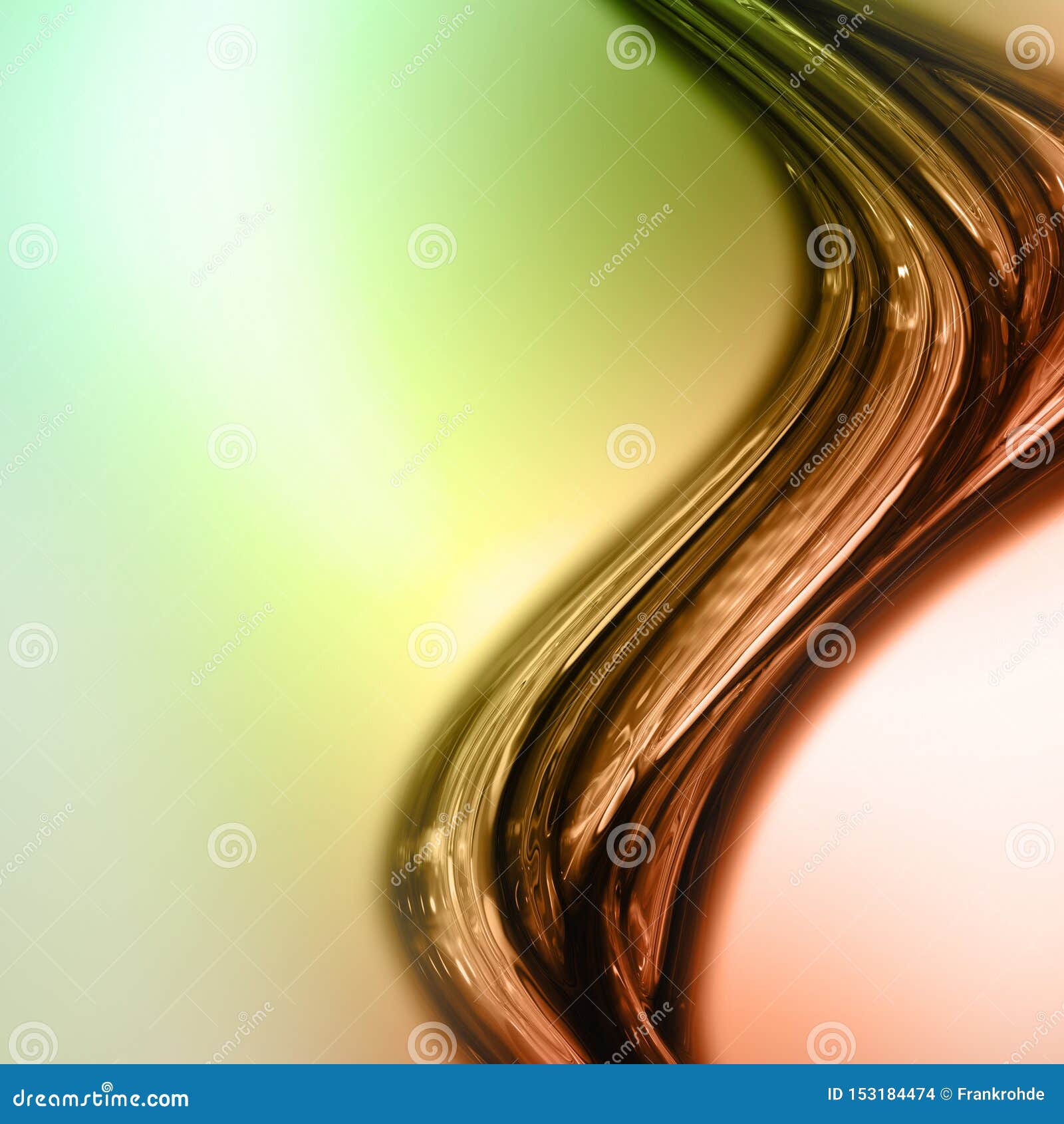 Abstract Elegant Wave Design with Space for Your Text Stock ...