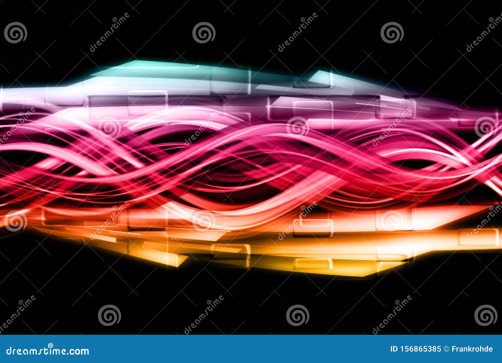 Abstract Elegant Wave Design with Space for Your Text Stock ...
