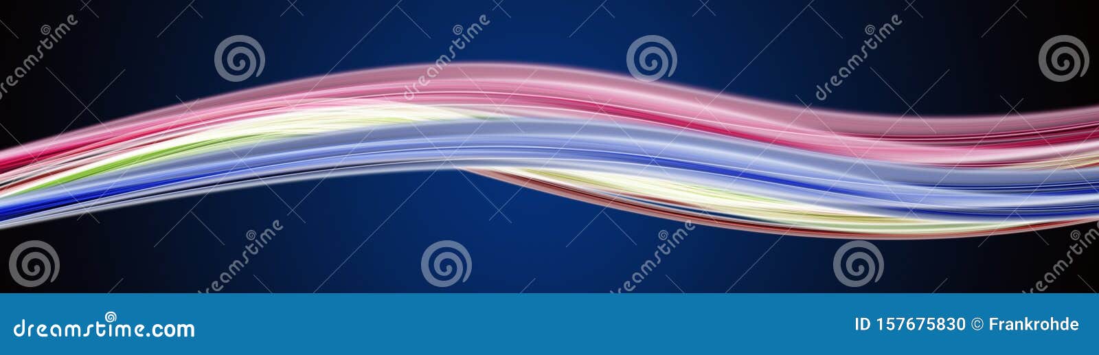 Abstract Elegant Wave Panorama Background Design Stock Illustration ...
