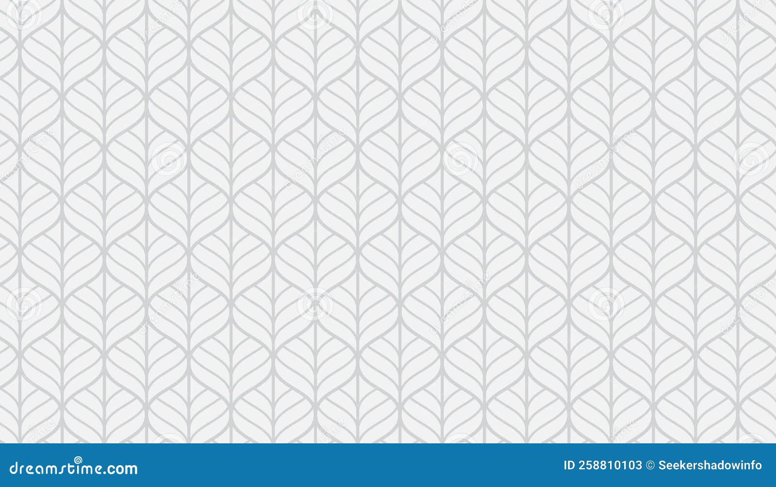 Abstract Elegant White Leaf Pattern. Black and White Geometric Floral ...