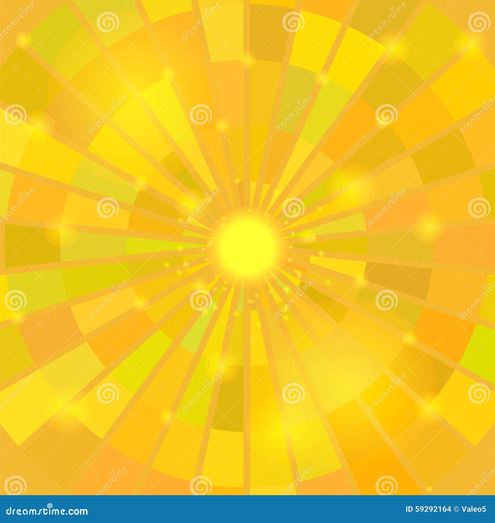 Abstract Elegant Yellow Sun Background Stock Vector - Illustration of ...