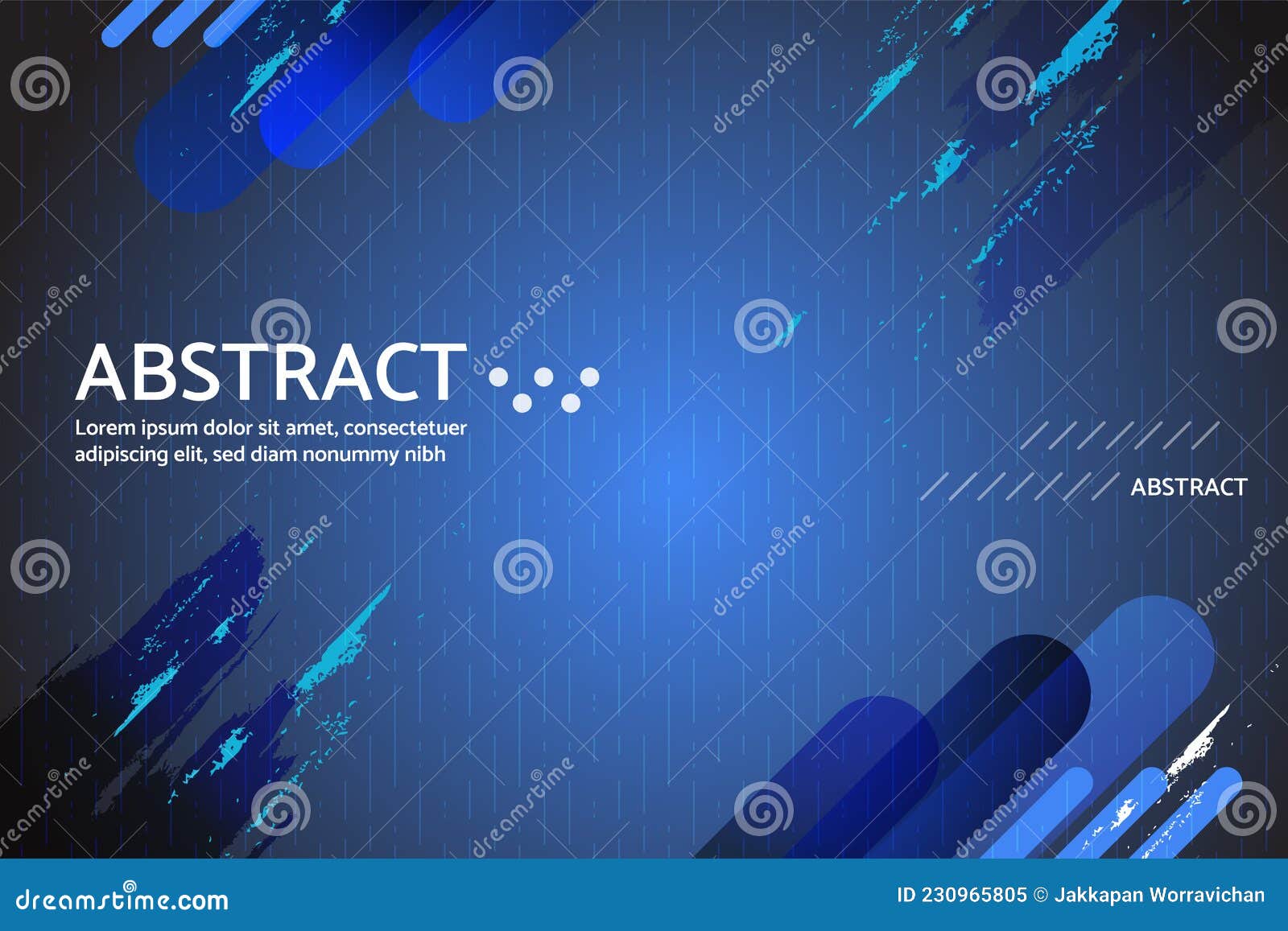 Abstract Element Background Color Web Banner Illustration Vector ...