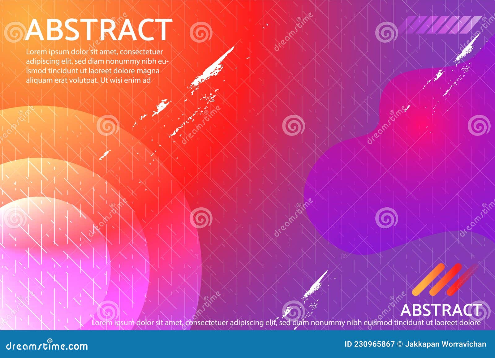 Abstract Element Background Color Web Banner Illustration Vector ...