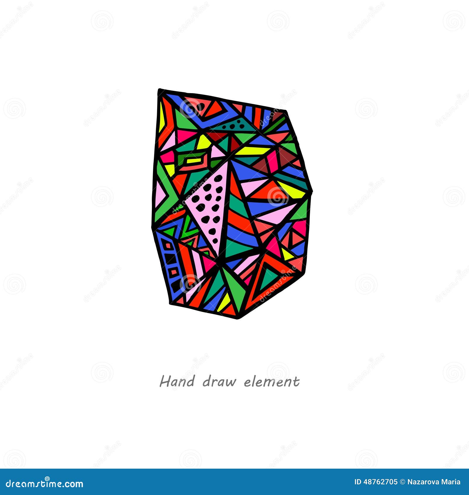 Abstract Element Background Stock Vector - Illustration of doodle ...