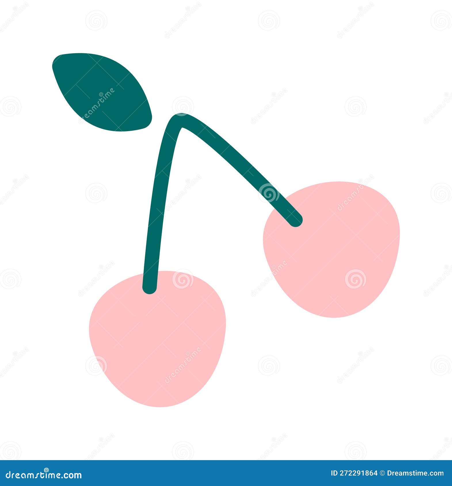 Abstract element of cherry stock vector. Illustration of silhouette ...