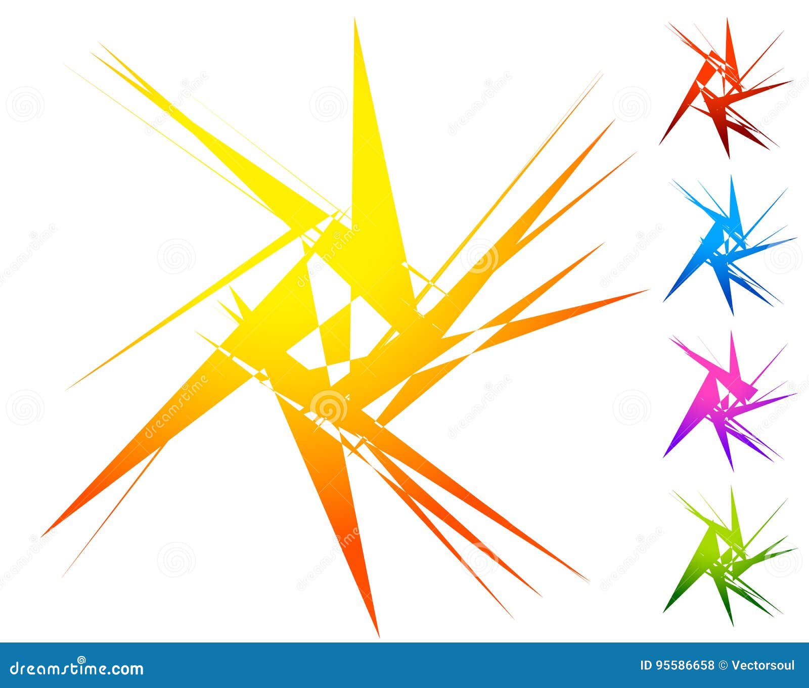 Abstract Element. Circular, Radial Distorted Design Element Stock ...