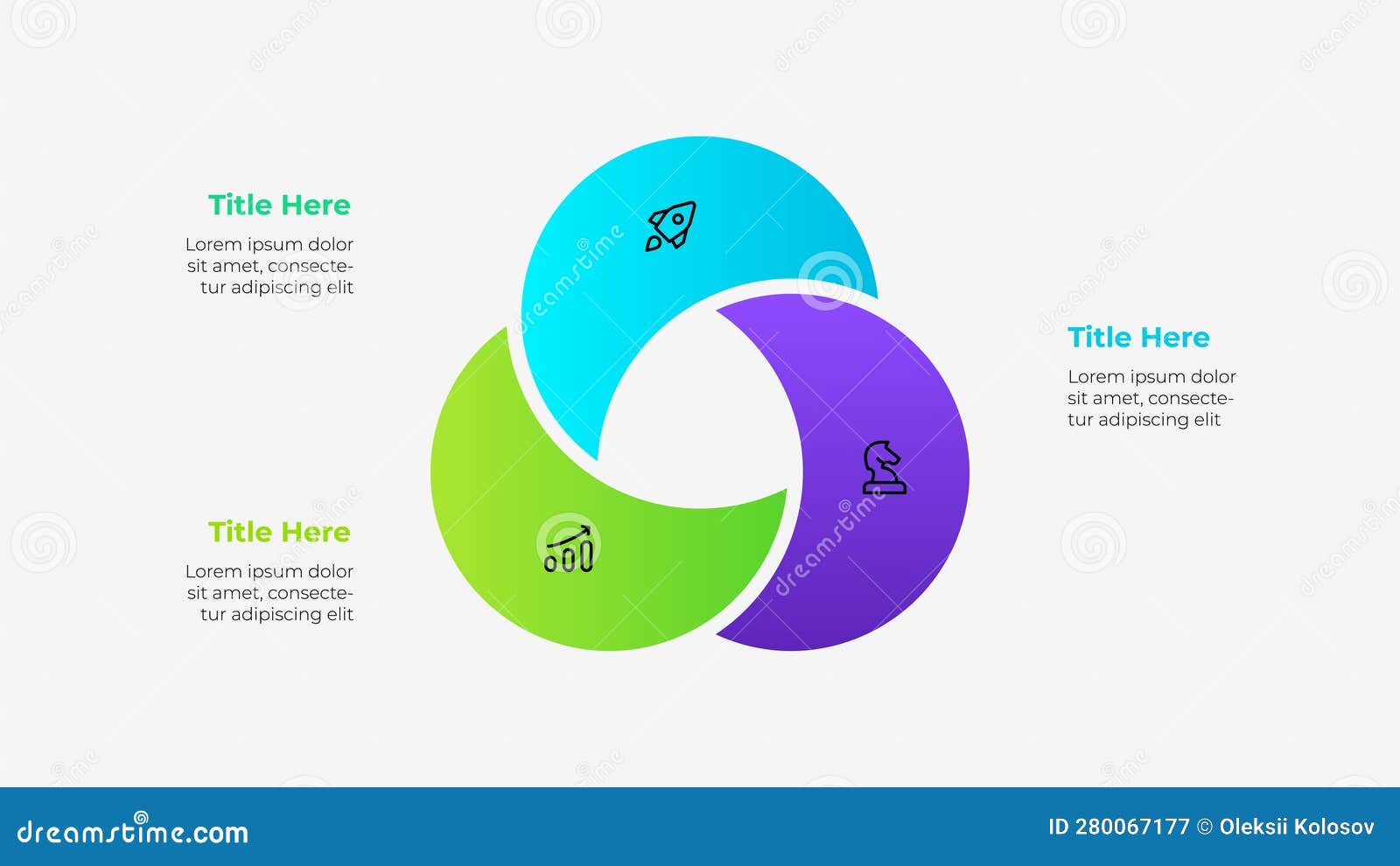 Abstract Element is Divided into 3 Parts. Business Data Visualization ...