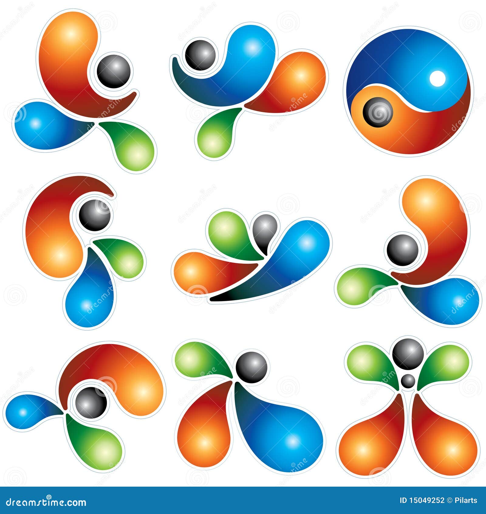 Abstract elements stock vector. Illustration of artistic - 15049252