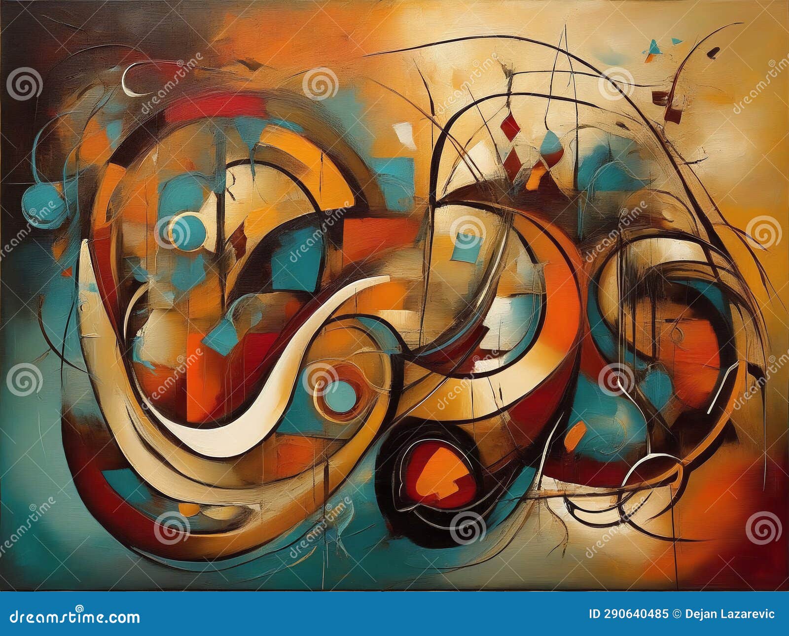 Abstract elements stock illustration. Illustration of color - 290640485