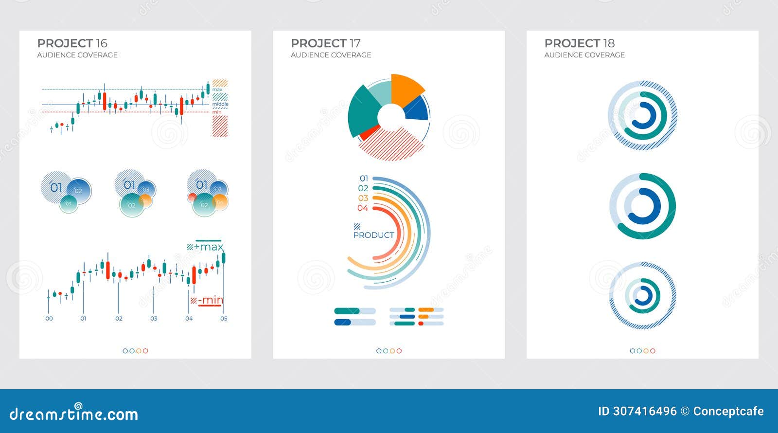 Abstract Elements Business Charts. Abstract Vector Illustration. Stock ...