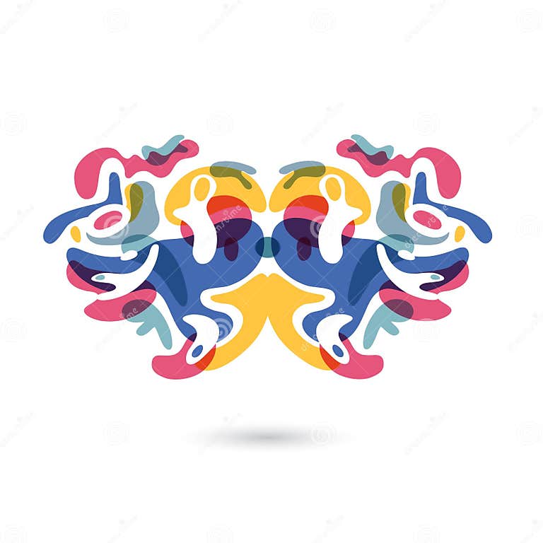 Abstract Elements. Flow Design with Abstract Geometric Elements. Round ...