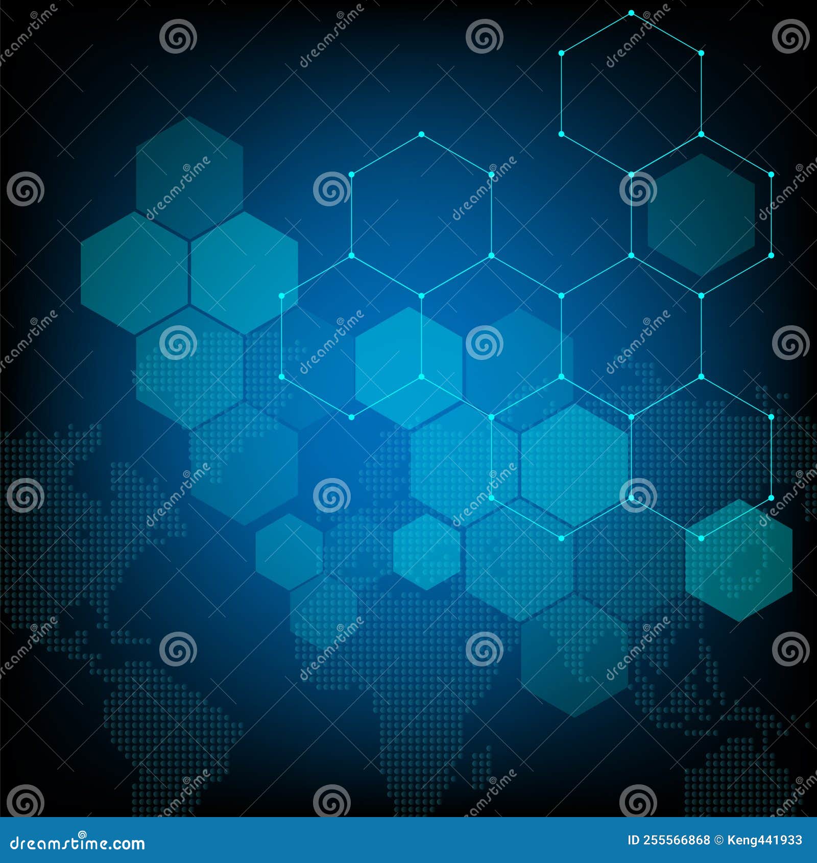 Abstract Elements Infographic Hexagon Shape Data Vector Template ...