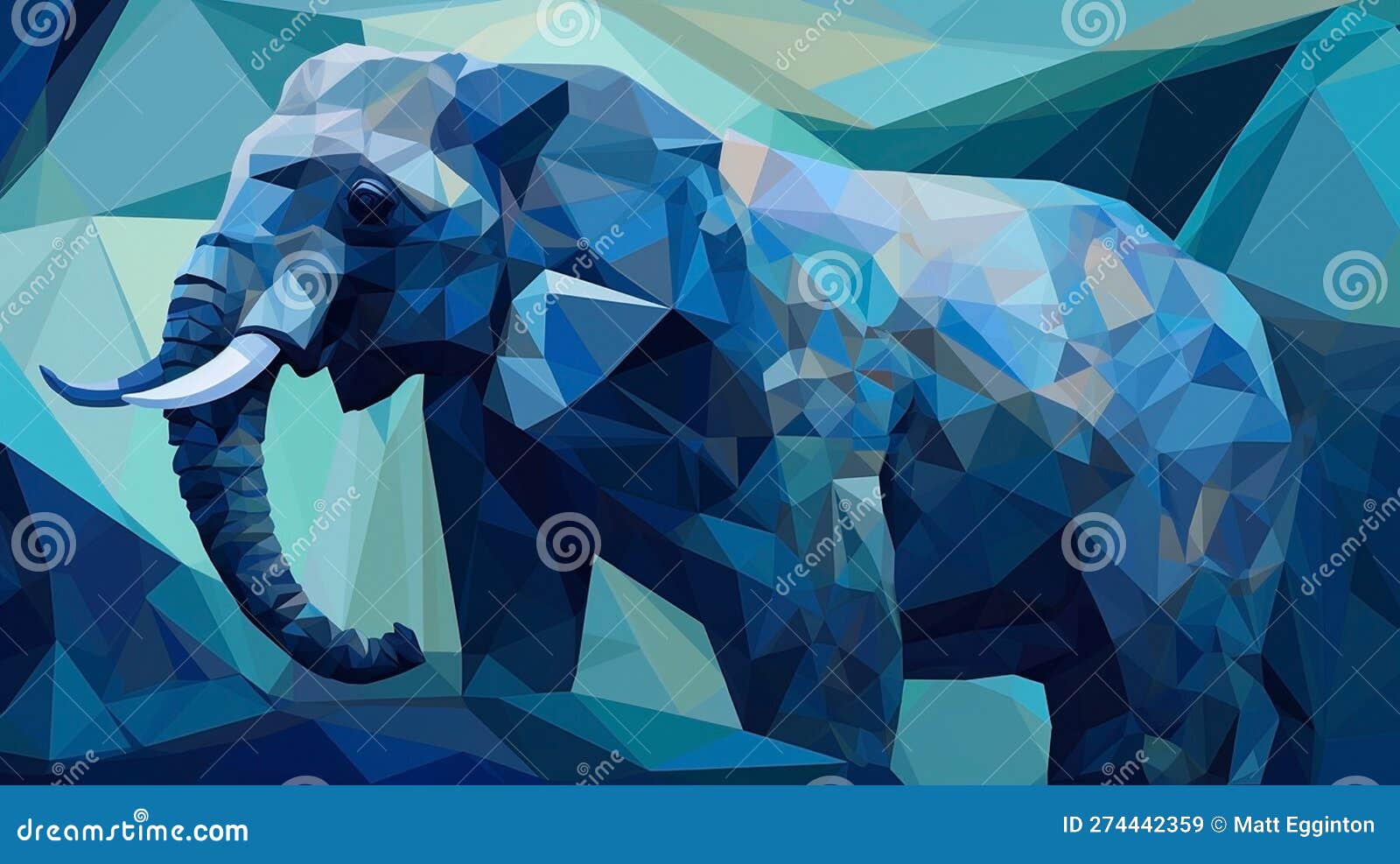 Abstract Elephant Illustration Stock Illustration - Illustration of ...