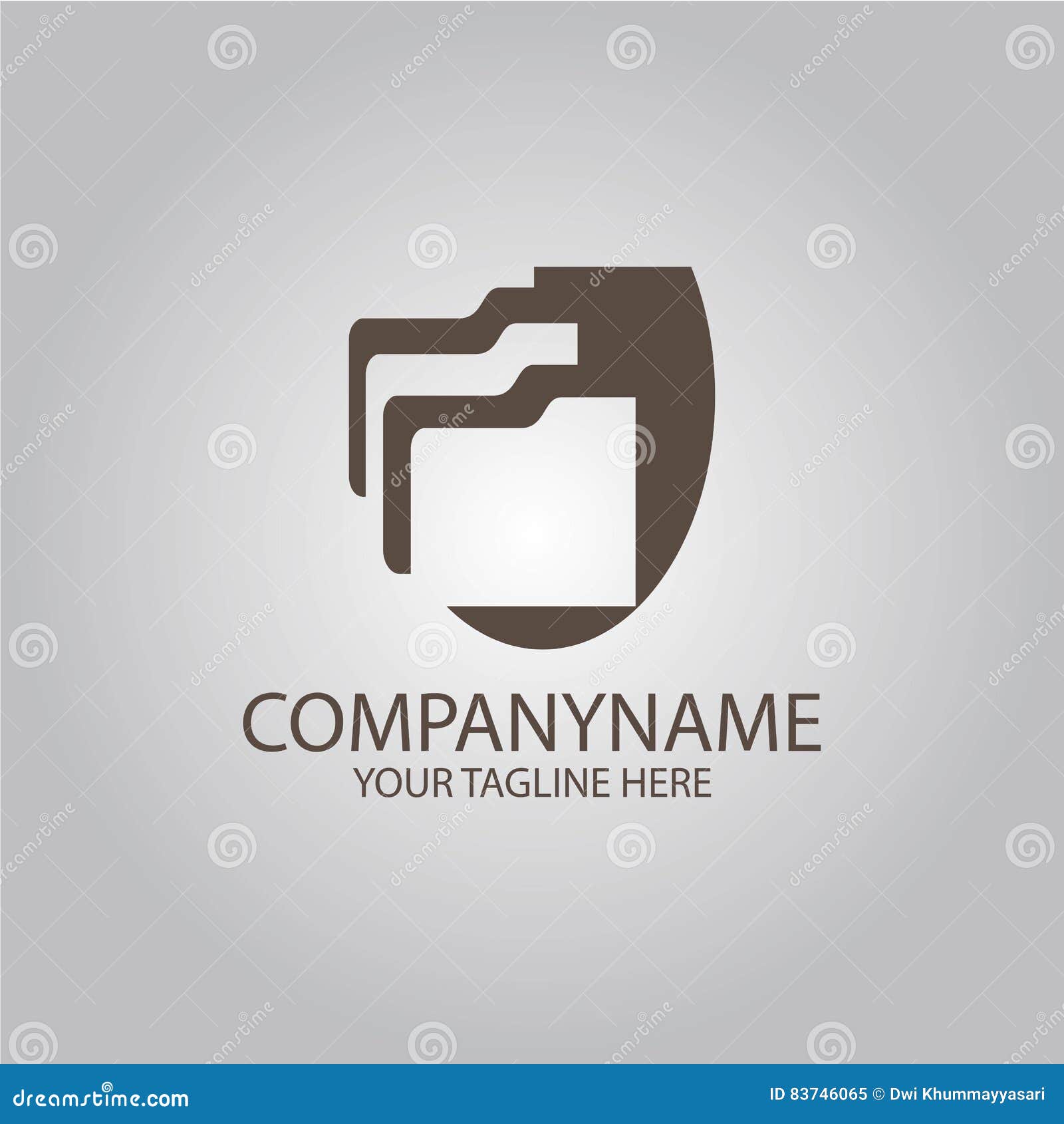 Abstract Emblem for File Manager Stock Vector - Illustration of icon ...
