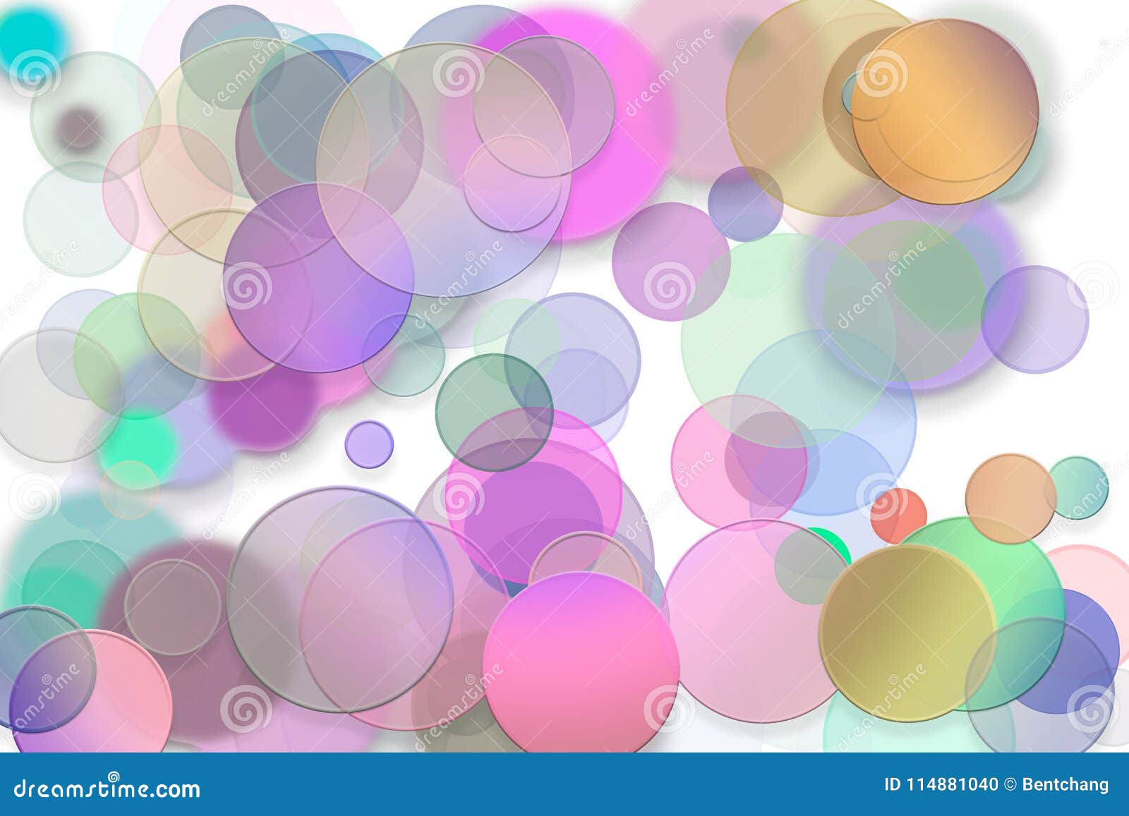 Abstract Embossed & Random Circle, Ellipse or Bubble Shape. Canvas ...