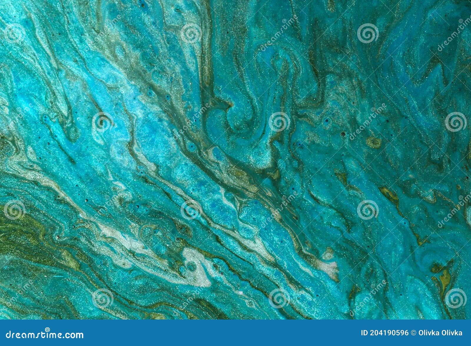 Abstract Emerald Green Paper Waves Texture Royalty-Free Stock ...