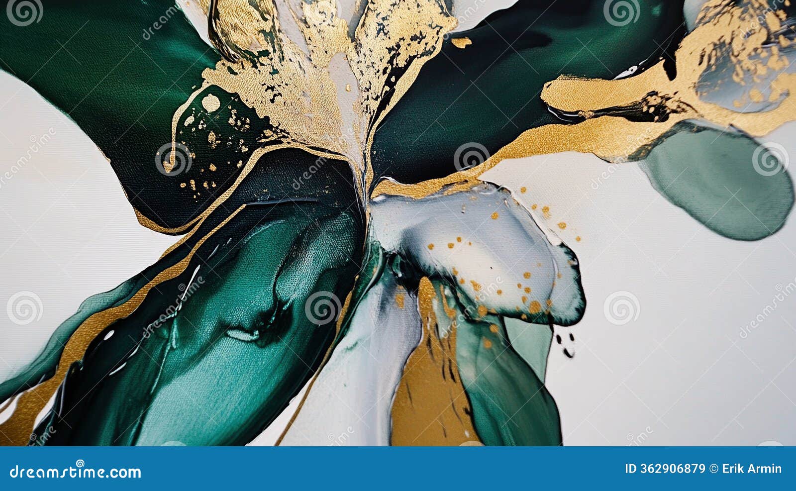 Emerald And Gold Luxe Frame: Rich Emerald Green And Gold Stock Image ...