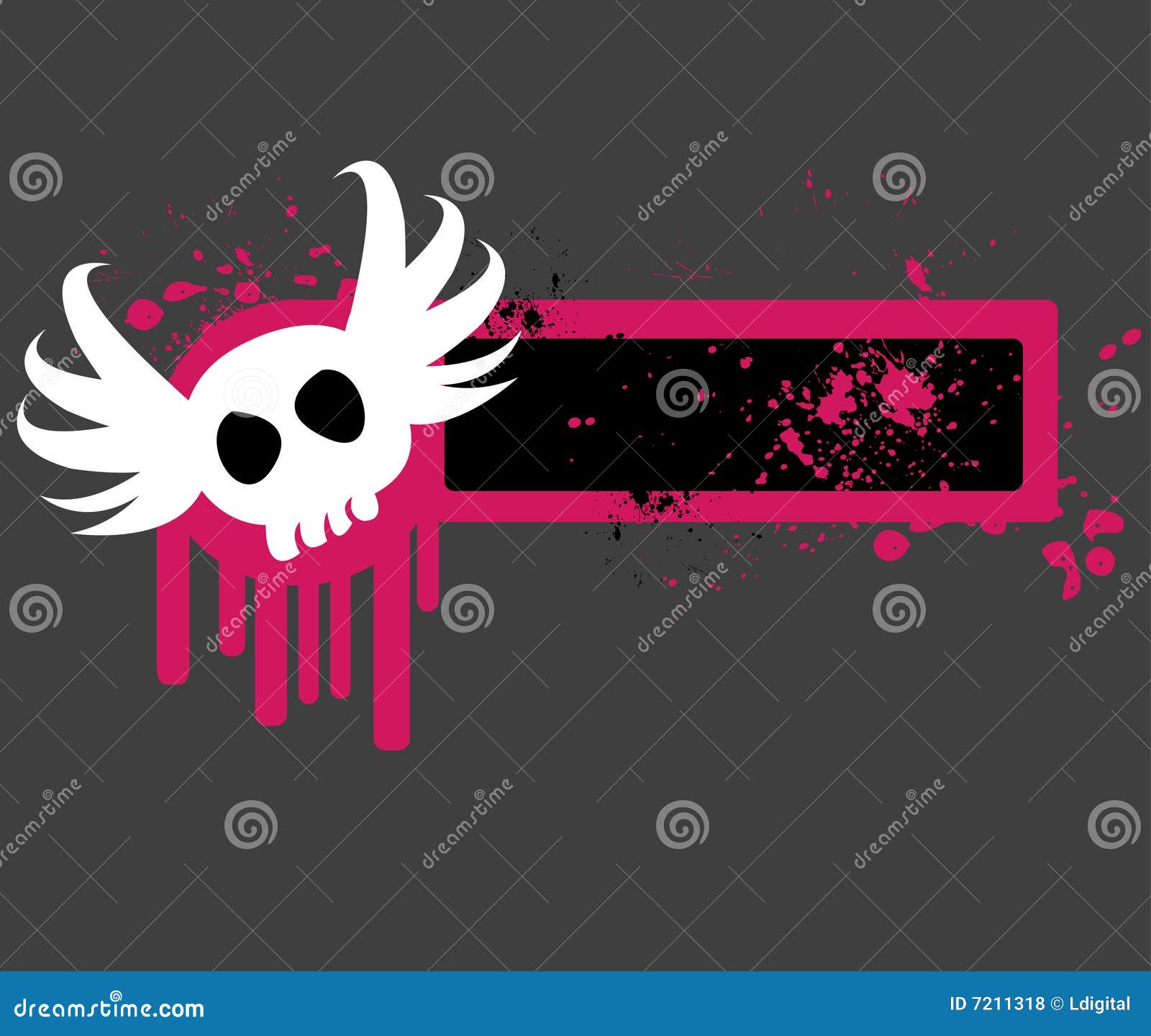 Abstract emo banner stock illustration. Illustration of splash - 7211318