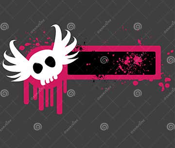 Abstract emo banner stock illustration. Illustration of splash - 7211318