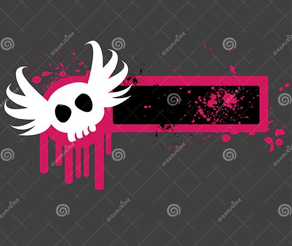 Abstract emo banner stock illustration. Illustration of splash - 7211318