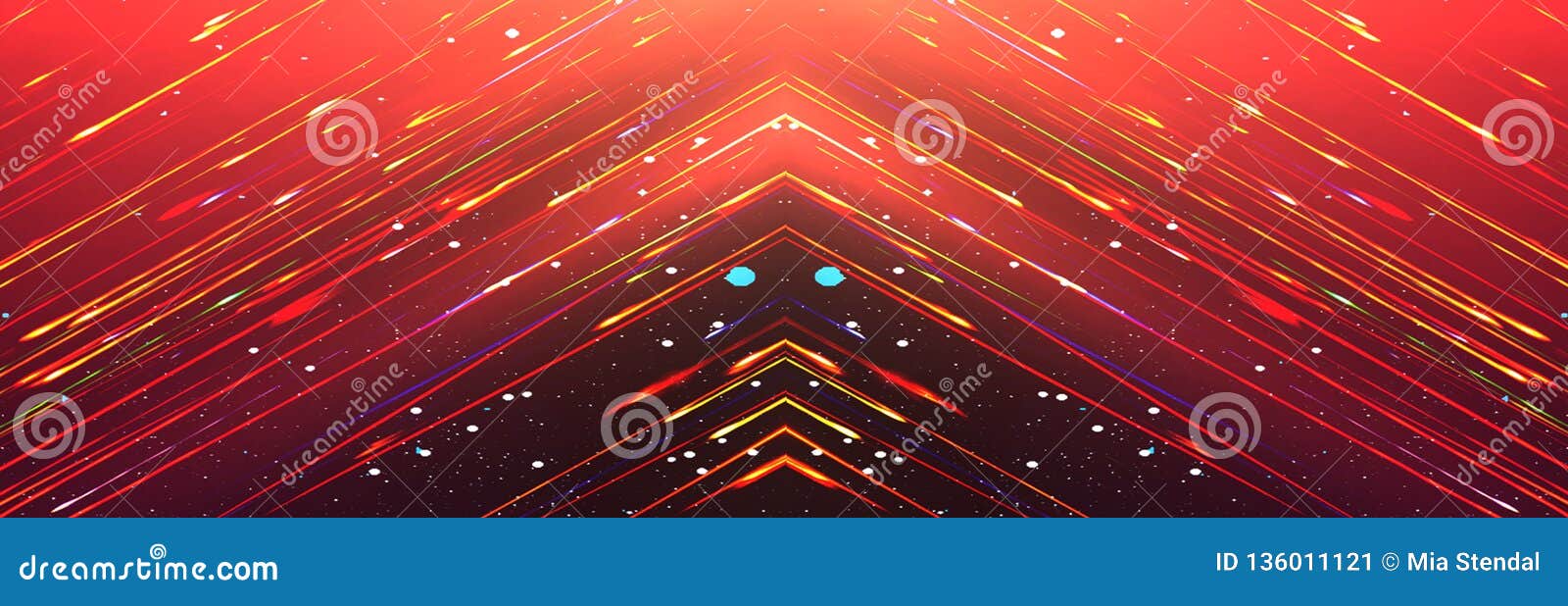 Abstract Empty Background with Sparks and Stars. Dark Abstract ...