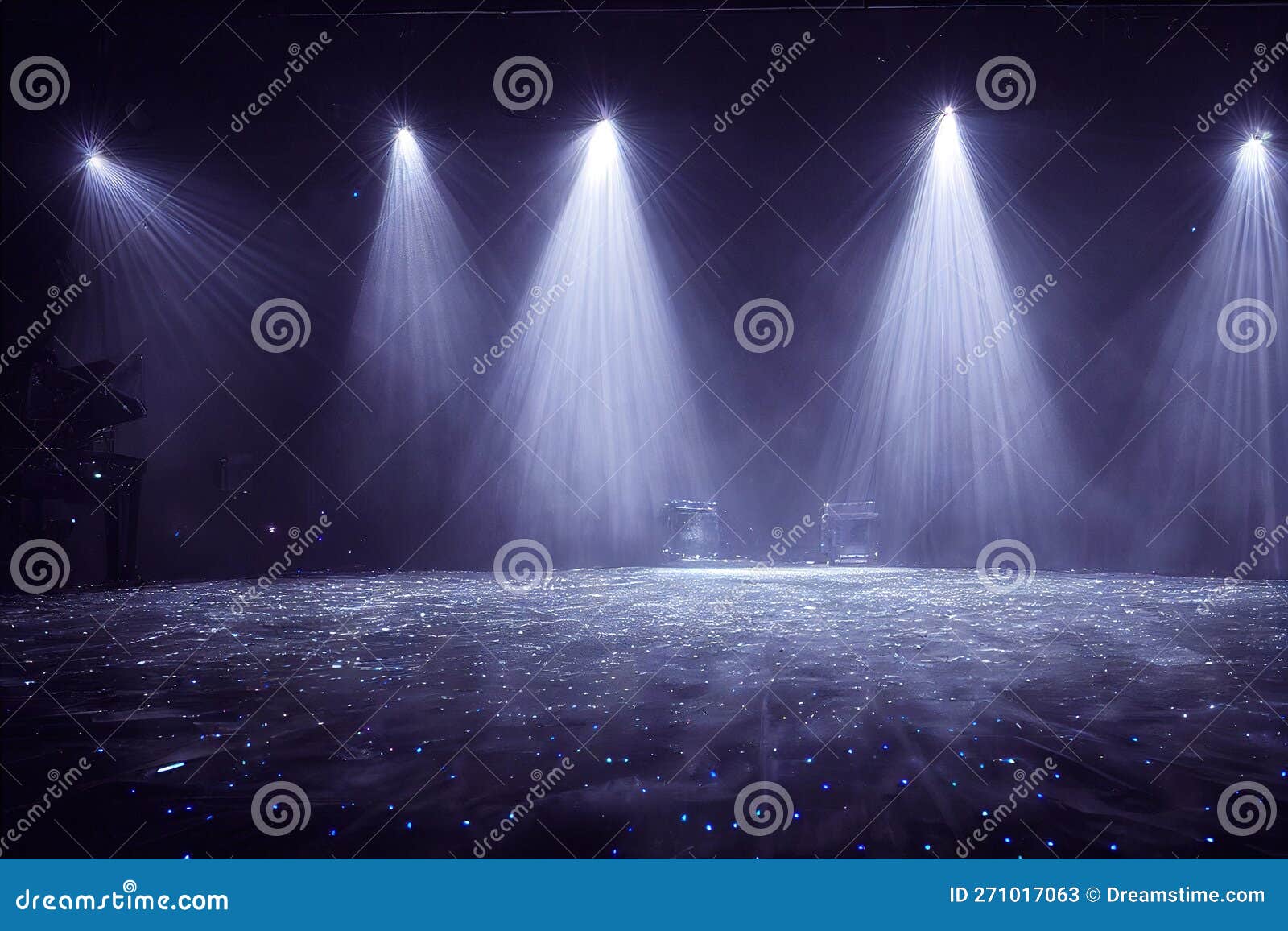 Abstract Empty Dance Floor in Nightclub Stock Image - Image of ...