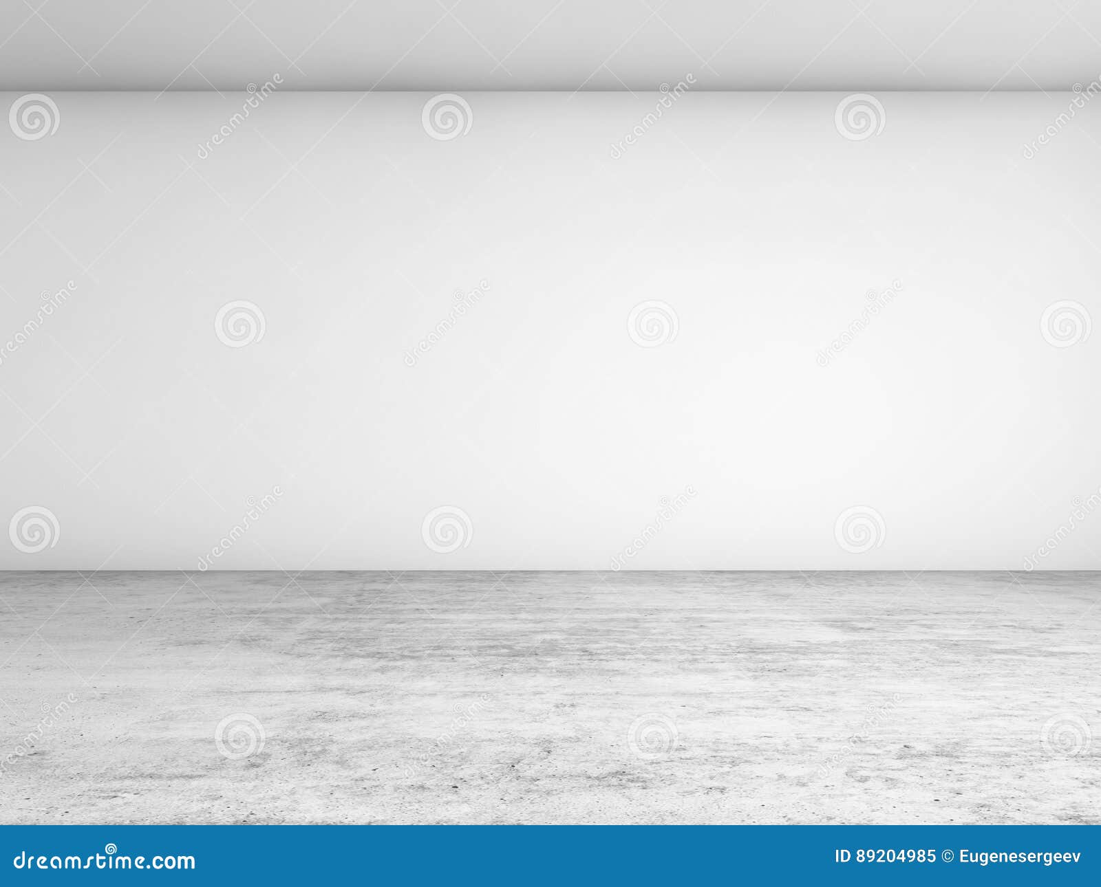 Abstract Empty Interior Background, Front View Stock Illustration ...