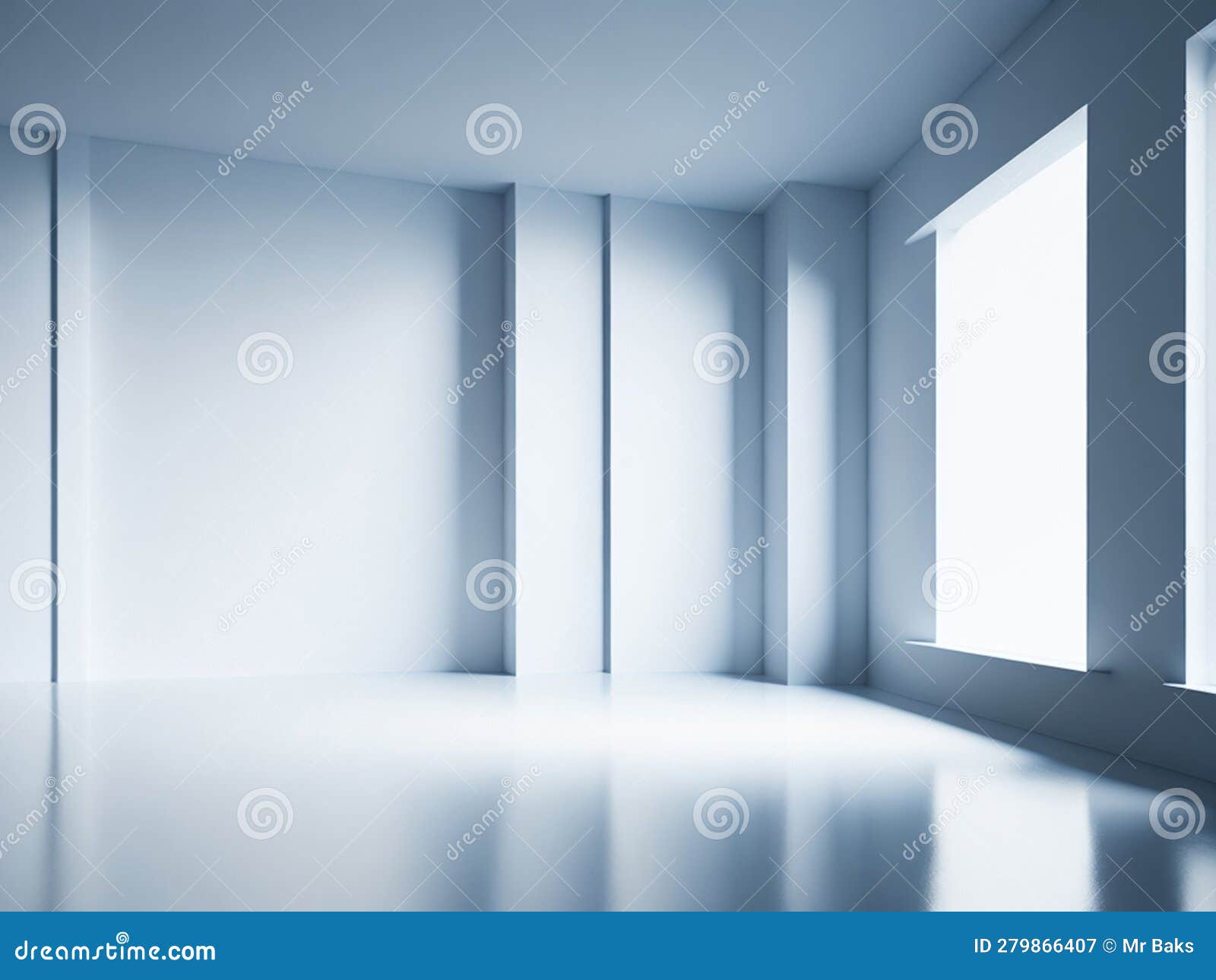 An abstract empty room. stock illustration. Illustration of apartment ...