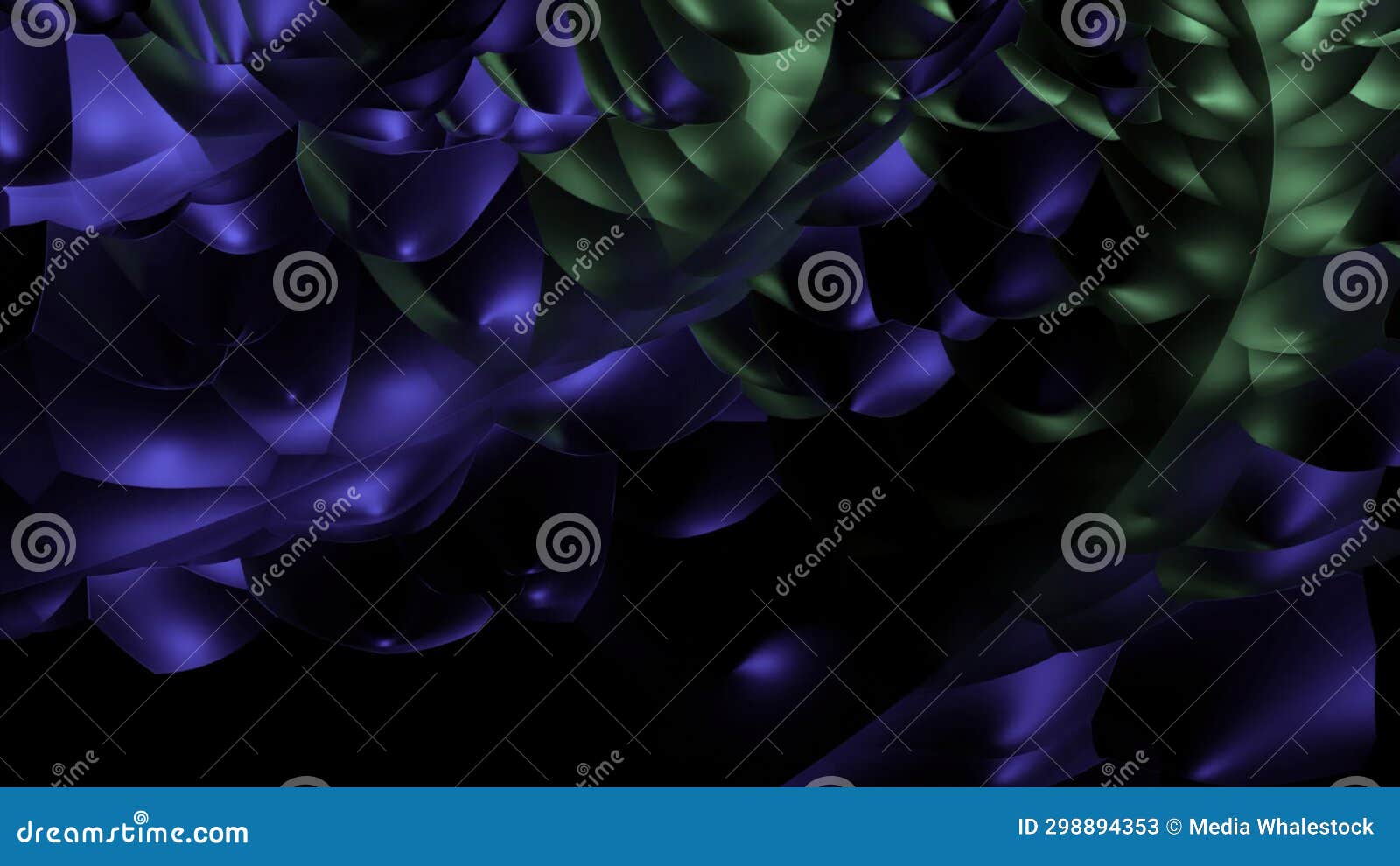 Abstract Endless Digital Waves All Over the Screen. Design. Colorful ...