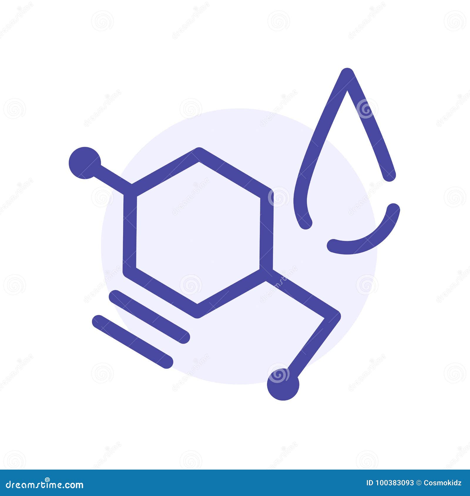 Abstract Endocrinology Line Icon, Vector Web Sign Stock Vector ...