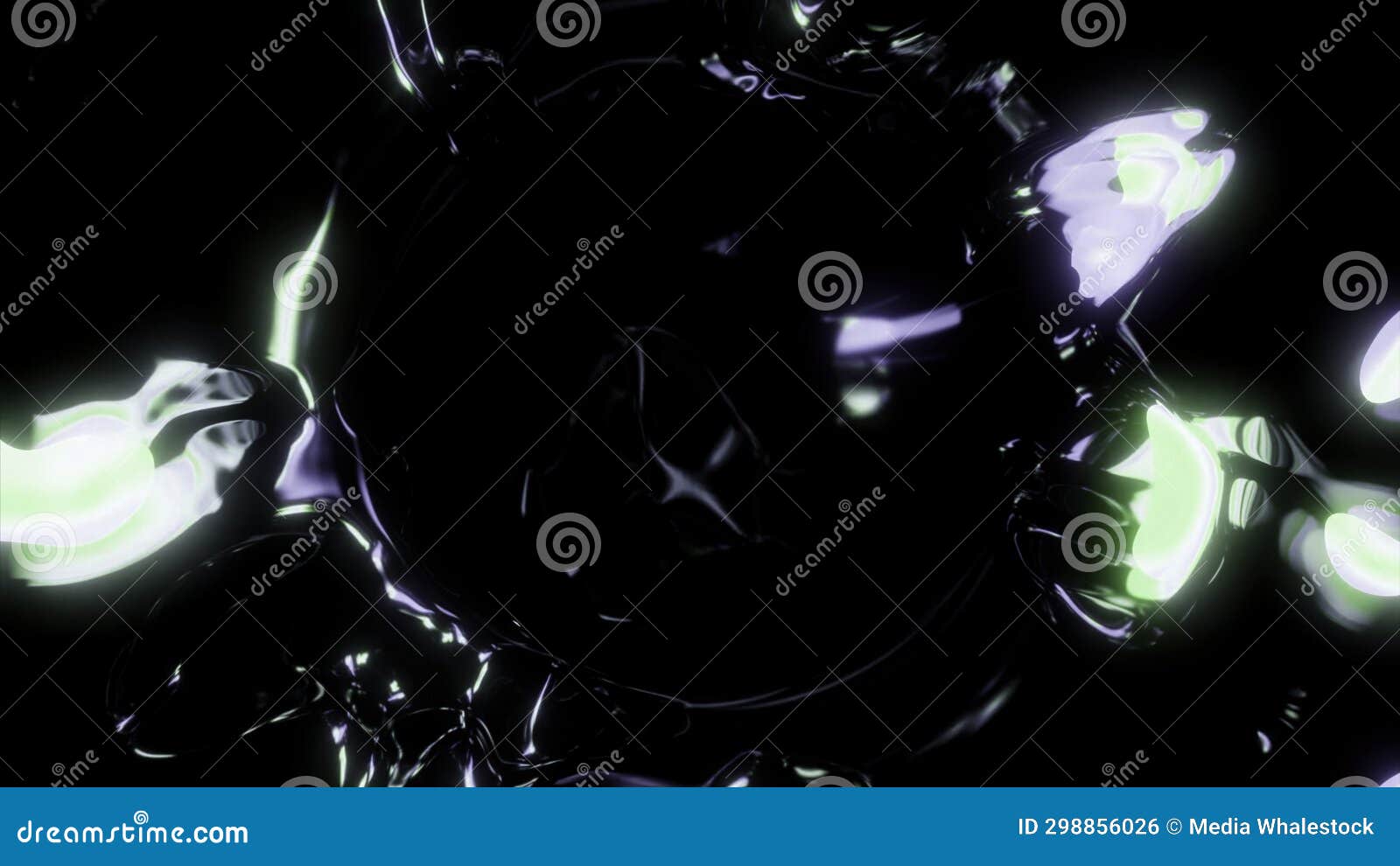 Abstract Energy Digital Sphere with Electricity Charges on a Black ...