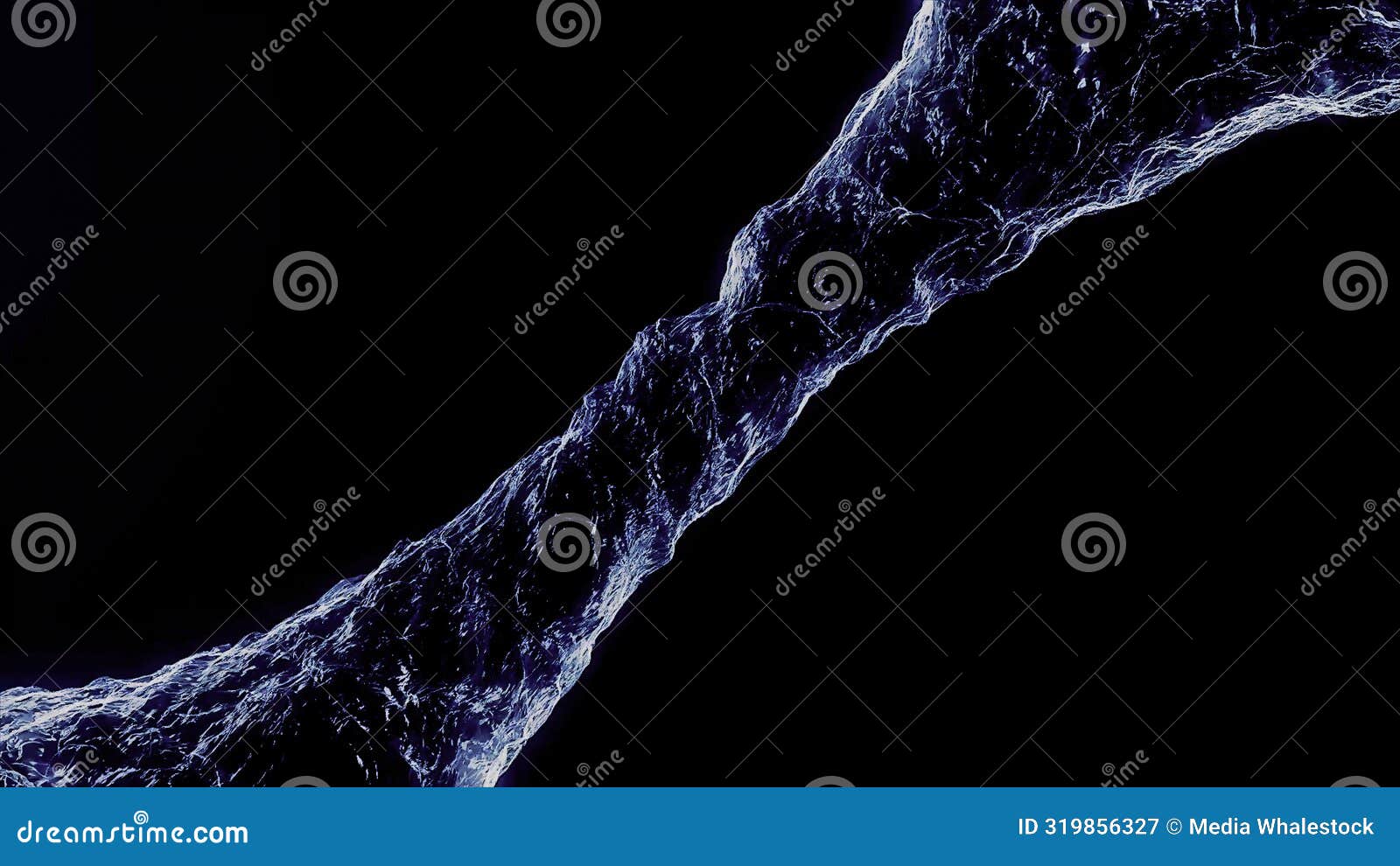 Abstract Energy Flow in a Form of Diagonal Tornado. Animation. Colorful ...