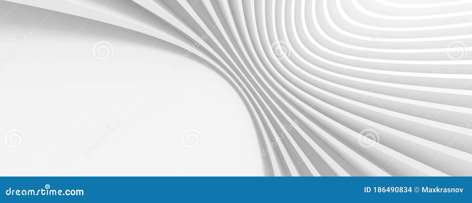 Abstract Engineering Background. White Wave Texture Stock Illustration ...