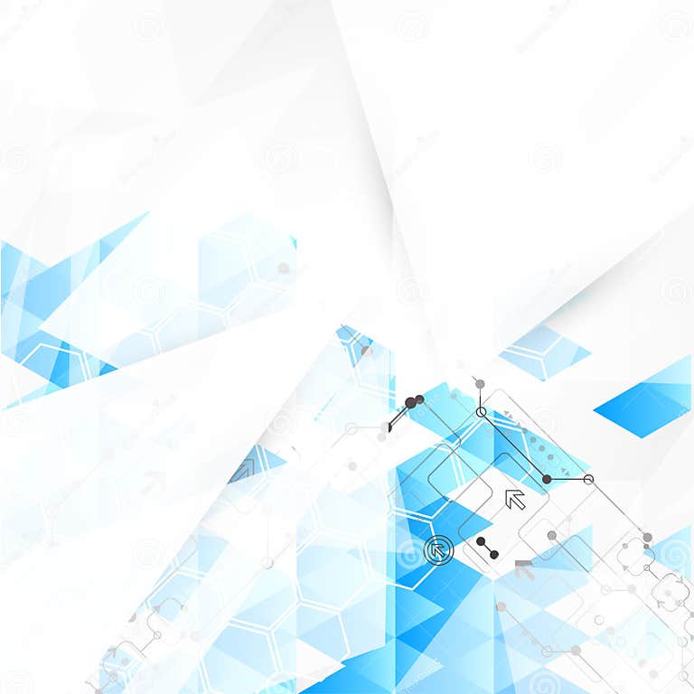 Abstract Engineering Technology Background. Stock Vector - Illustration ...