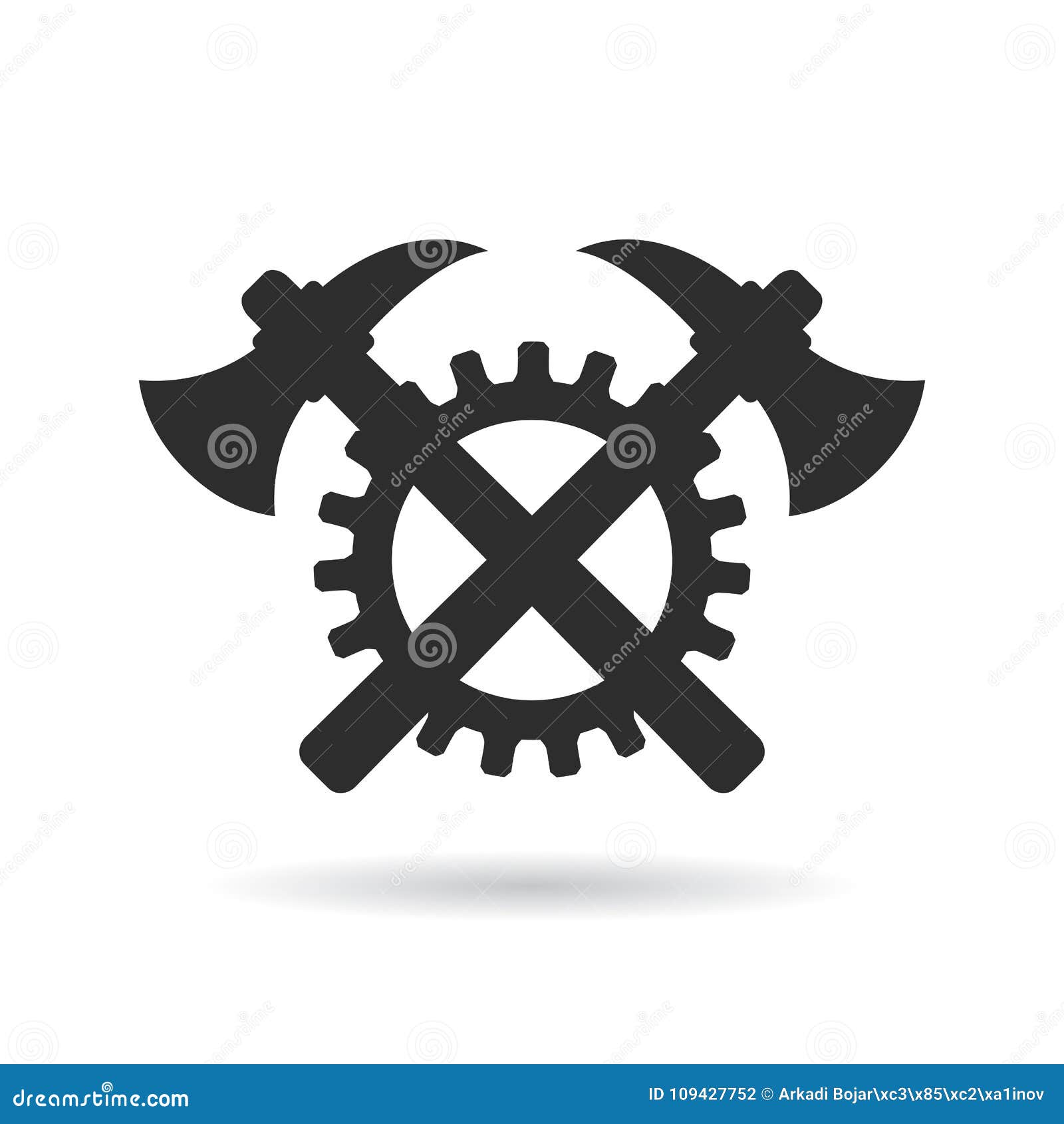 Abstract Engineering Vector Symbol Stock Vector - Illustration of ...