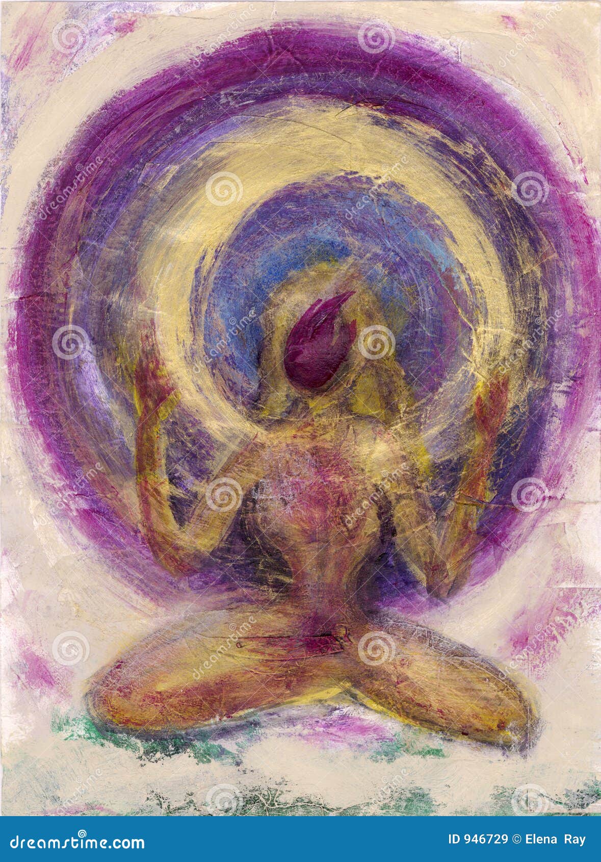 Abstract Enlightened Female Stock Illustration - Illustration of ...