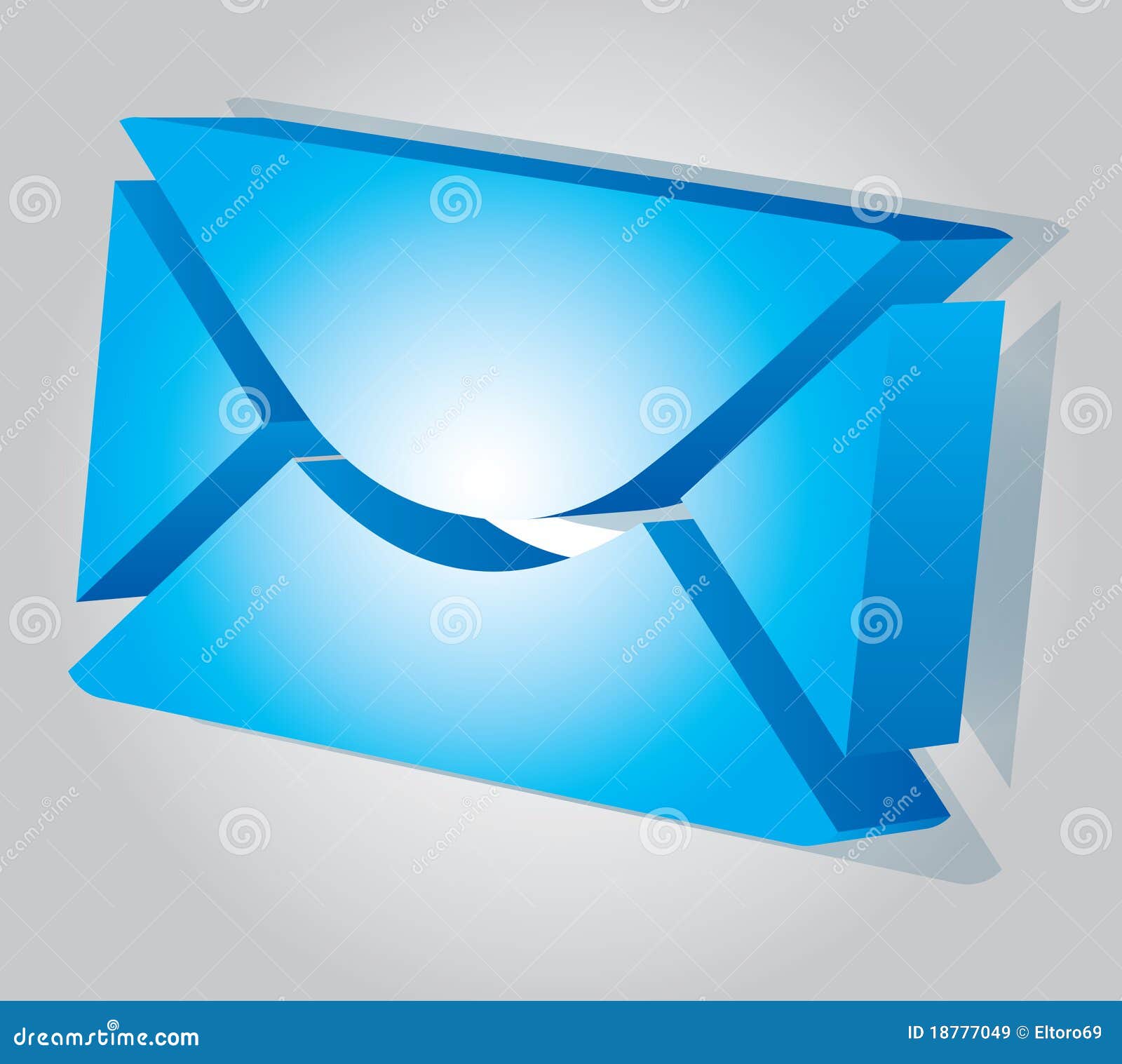 Abstract envelope stock vector. Illustration of letter - 18777049