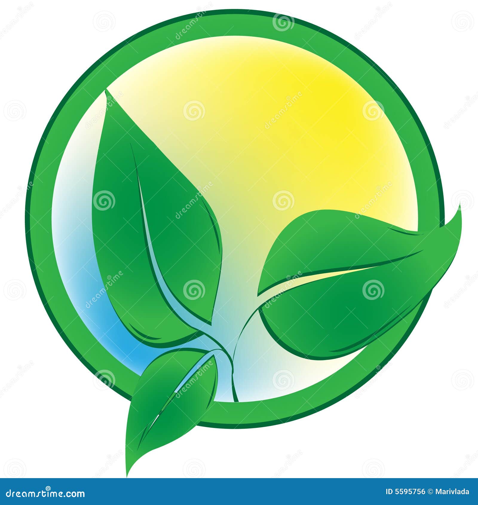 Abstract Environmental Sign Stock Vector - Illustration of nature, life ...