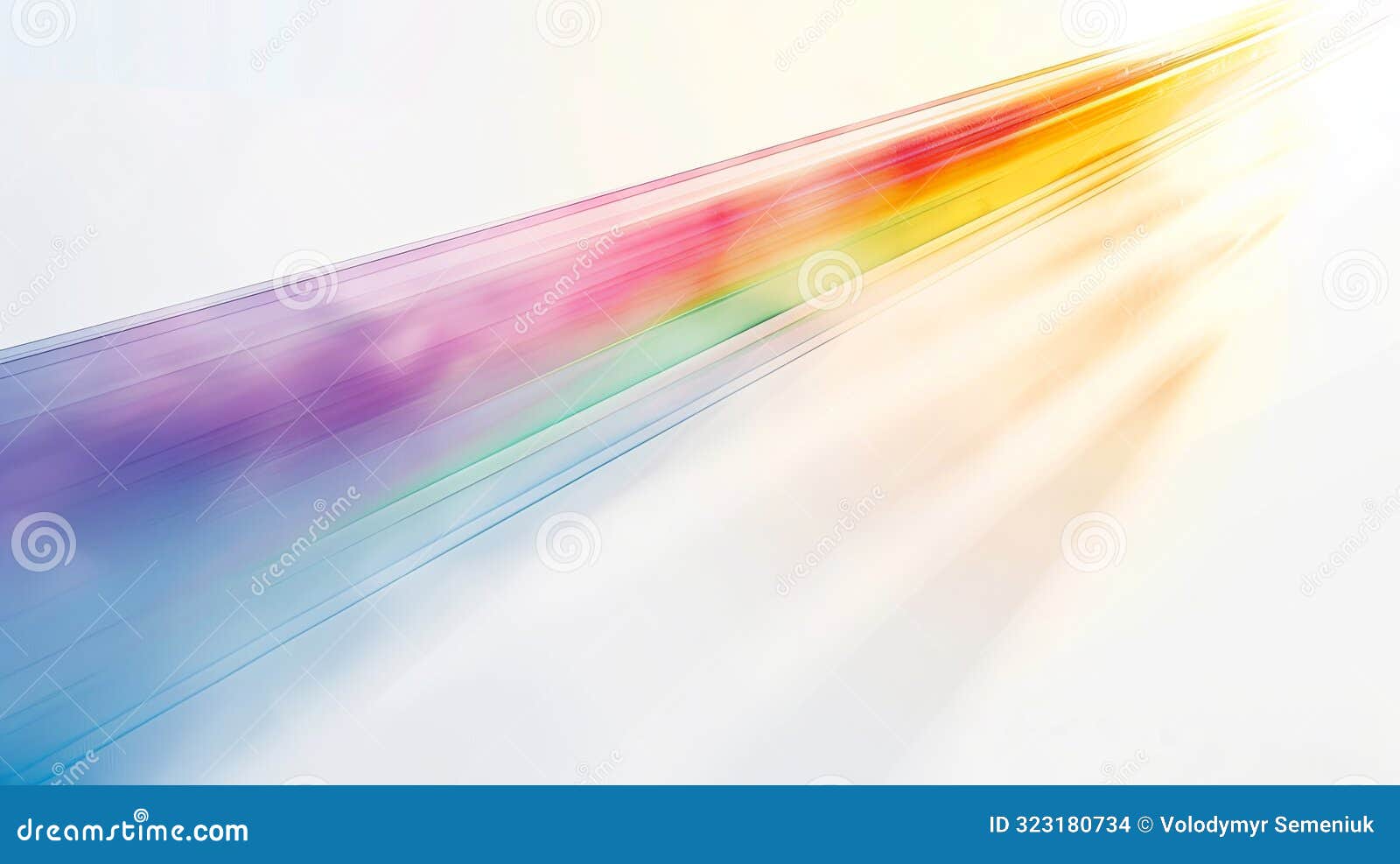 An Abstract Ethereal Light Beam Transforming through the Visible ...