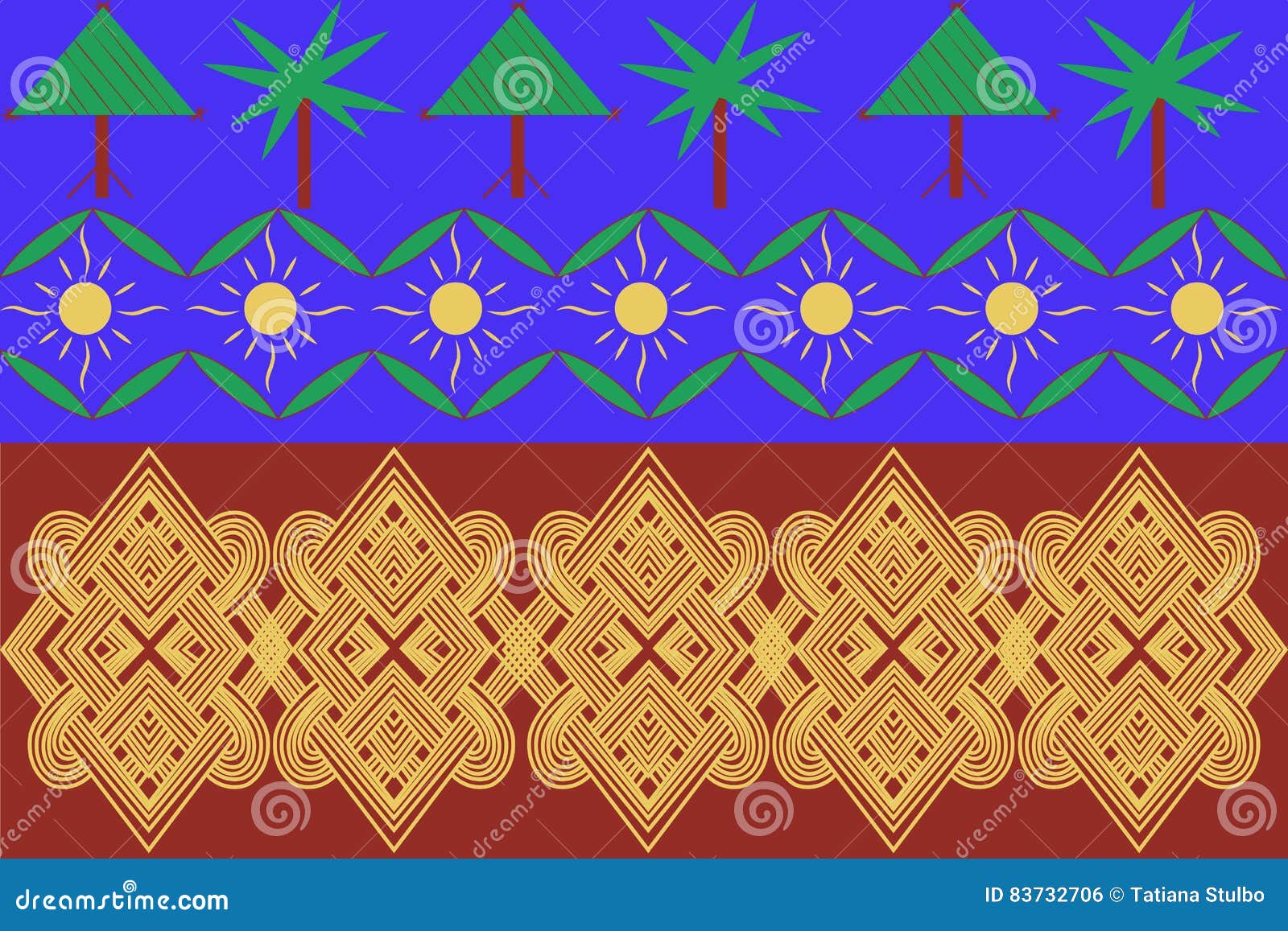 Abstract ethno pattern stock vector. Illustration of ethnic - 83732706