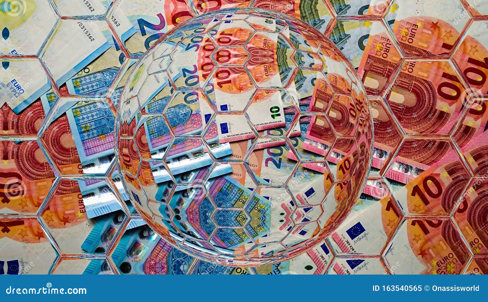 Abstract Euro Notes Money Cash Art Stock Image - Image of euro ...